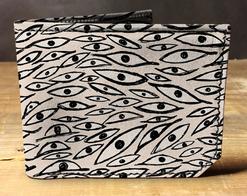 Eyes Pattern - Spectrum Leather Wallet – backerton