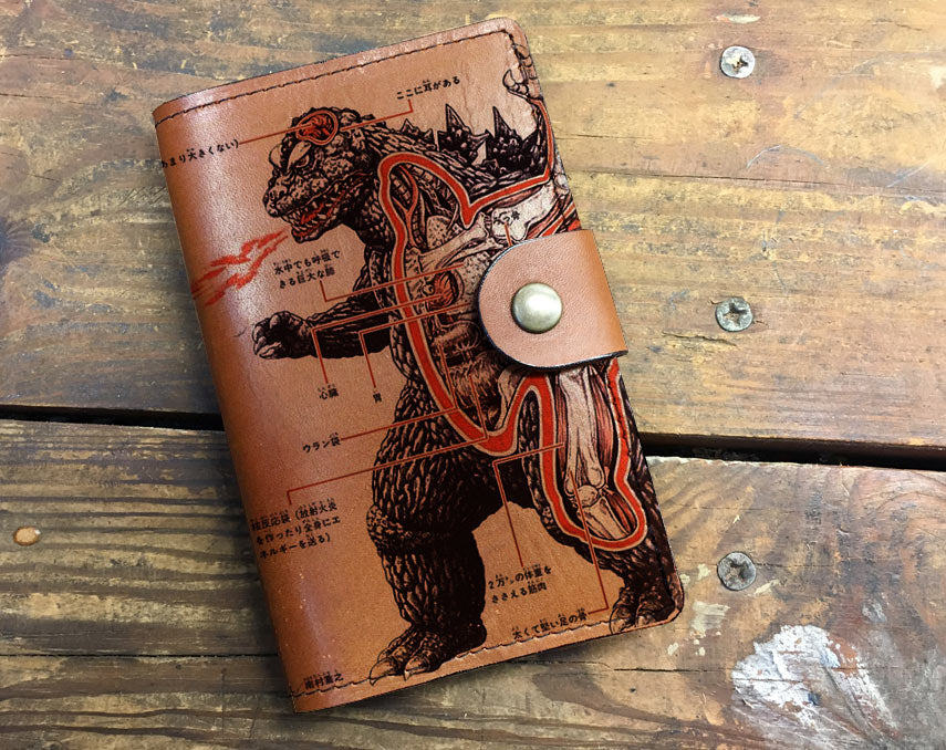 Godzilla - Leather Journal Cover – backerton