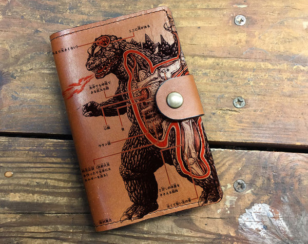 Godzilla - Leather Journal Cover – backerton